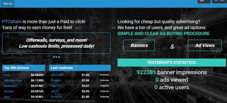 PTC Share Review 2025: Is it Legit or Scam?? - ProIncomePanda